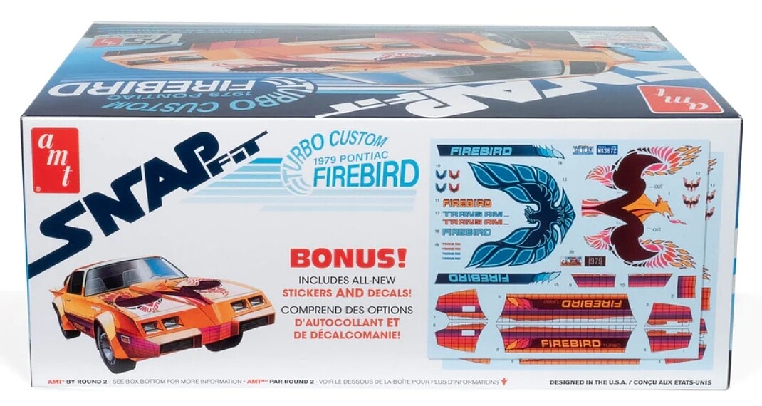 1979 Pontiac Firebird Turbo Custom Car (Snap) -- Plastic Model Car Kit ...