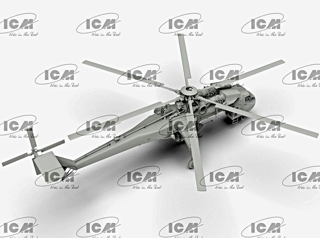Sikorsky CH-54A Tarhe with BLU82 -- Plastic Model Helicopter Kit -- 1/ ...