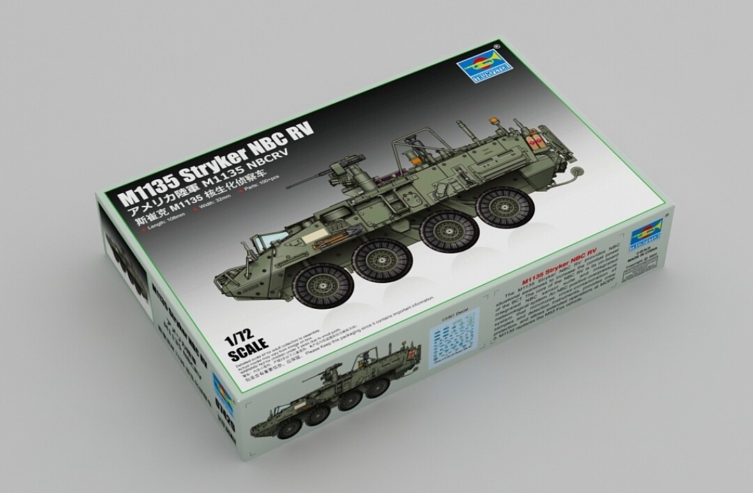 M1135 Stryker NBC RV -- Plastic Model Military Vehicle Kit -- 1/72 ...