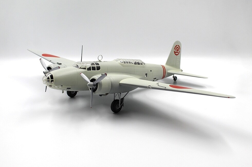 Japanese Ki-21-Ib Sally Heavy Bomber -- Plastic Model Airplane Kit -- 1 ...