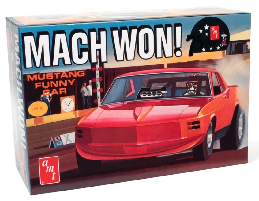 '70 Ford Mustang Funny Car Mach Won -- Plastic Model Car Vehicle Kit ...