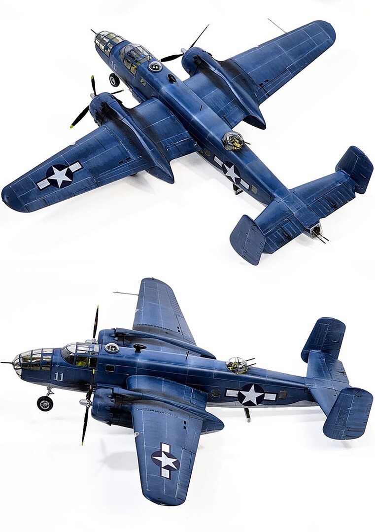 USMC PBJ-1D Bomber -- Plastic Model Airplane Kit -- 1/48 Scale ...