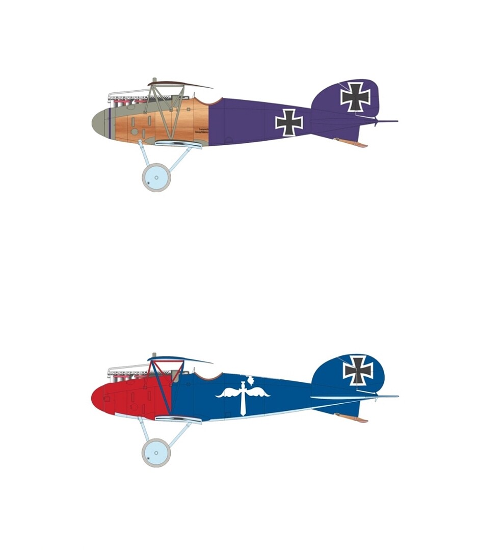 WWI Albatros D III German BiPlane Fighter -- Plastic Model Airplane Kit ...