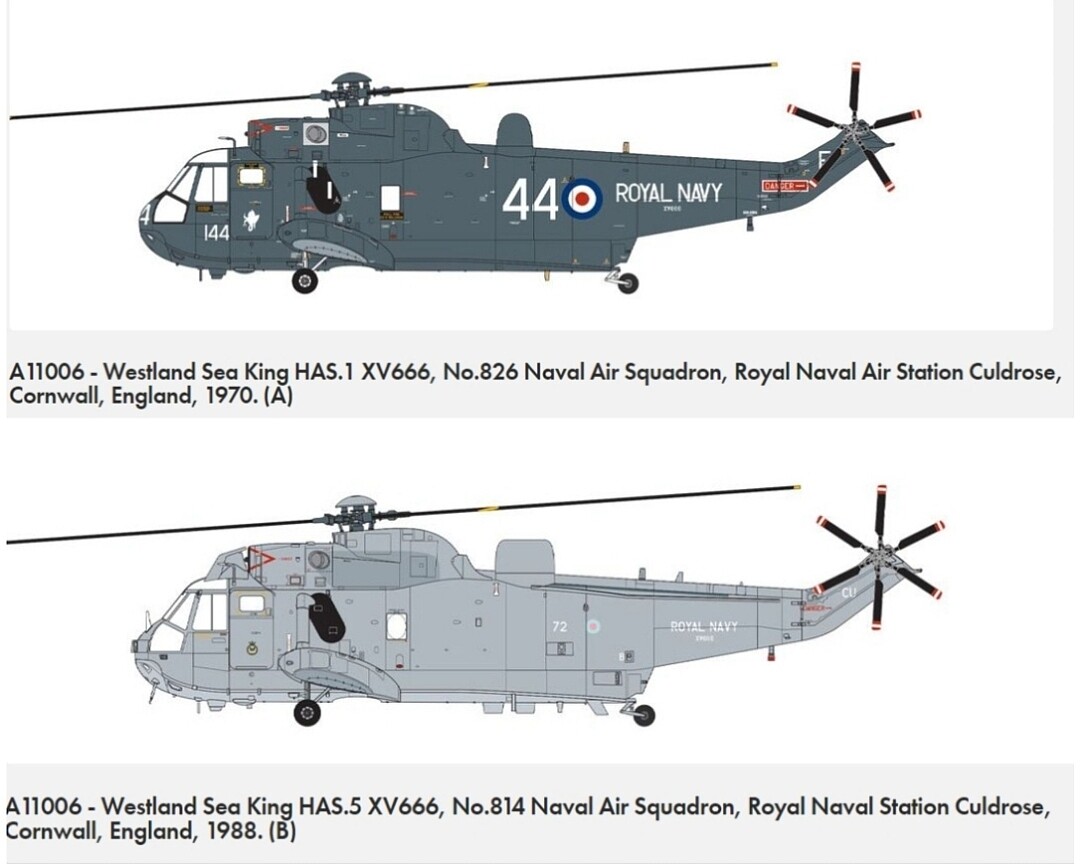 1/48 Westland Sea King HAS1/HAS5/HU5 Royal Navy Helicopter pictures by ...