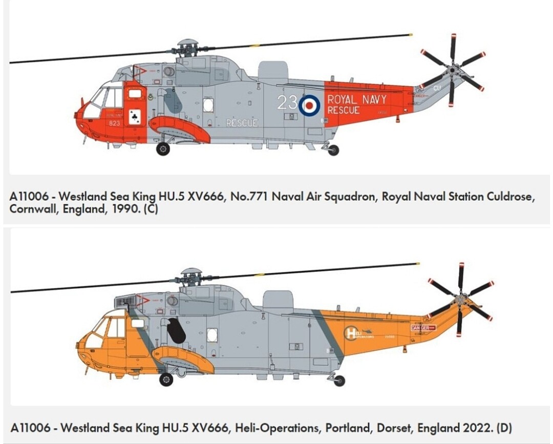 1/48 Westland Sea King HAS1/HAS5/HU5 Royal Navy Helicopter pictures by ...
