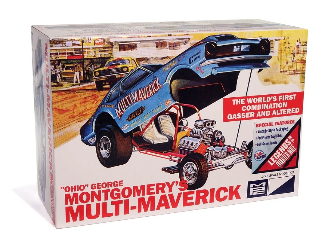 Ohio George Montgomery's Multi-Maverick -- Plastic Model Funny Car Kit ...