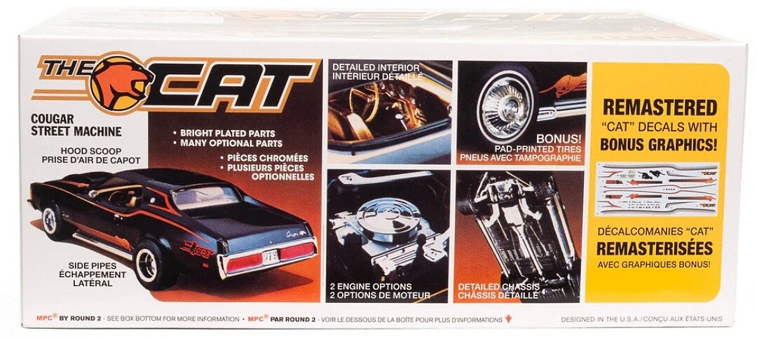 1973 Mercury Cougar The Cat -- Plastic Model Car Kit -- 1/25 Scale -- #pc1004 pictures by no ...