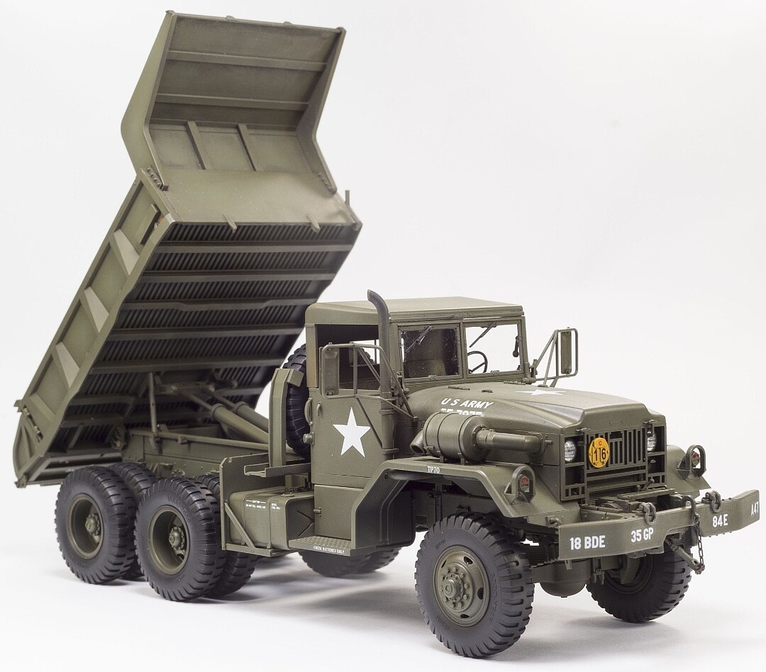 M51A2 5-Ton Dump Truck -- Plastic Model Military Vehicle Kit -- 1/35 ...