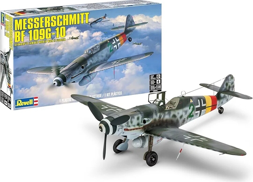 Messerschmitt Me-109G -- Plastic Model Airplane Kit -- 1/48 Scale ...