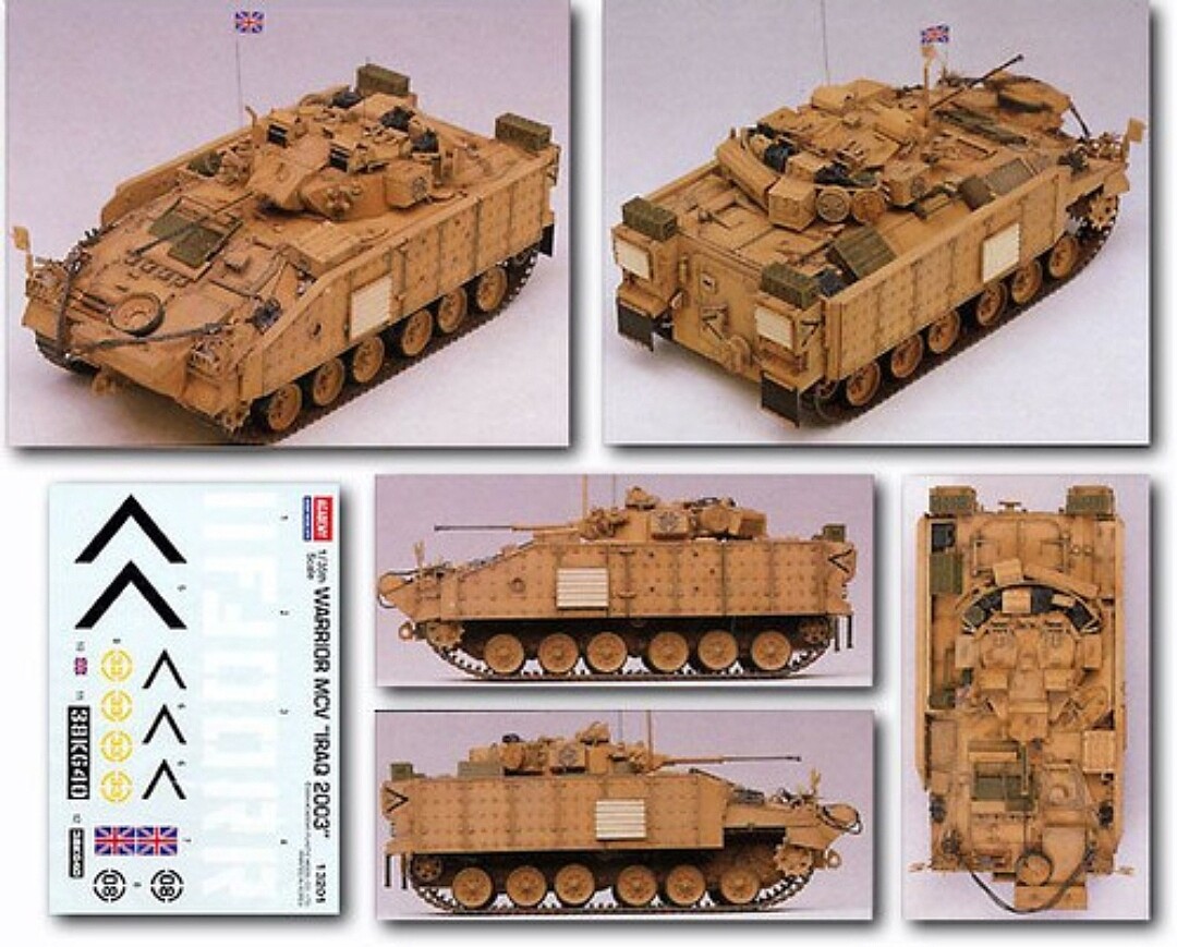 Gallery Pictures Academy Warrior MCV Iraq 2003 Combat Vehicle Plastic ...