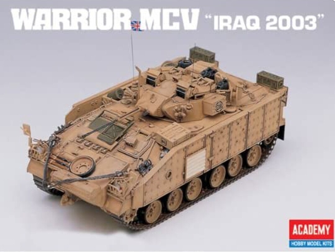 Warrior MCV Iraq 2003 Combat Vehicle -- Plastic Model Military Vehicle ...