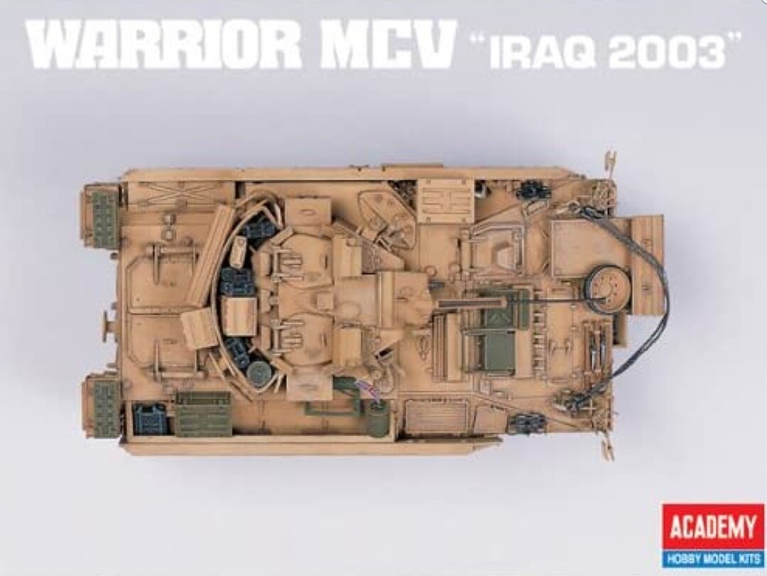 Warrior MCV Iraq 2003 Combat Vehicle -- Plastic Model Military Vehicle ...