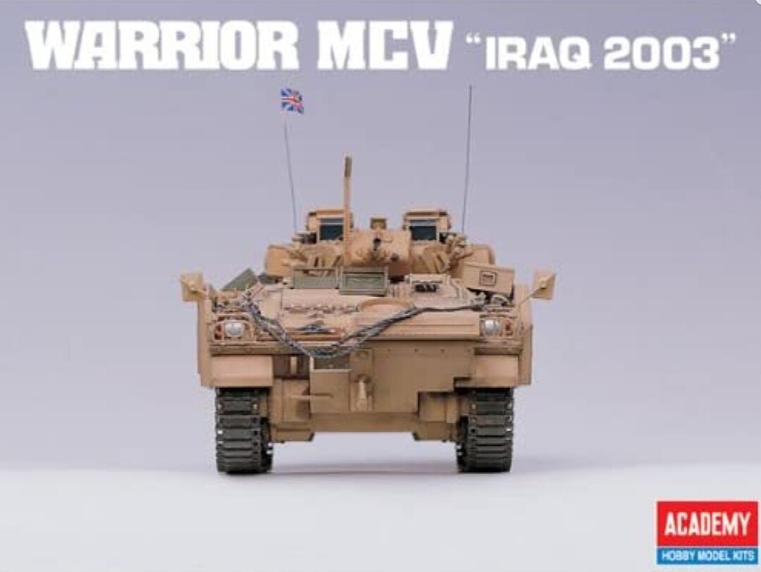 Warrior MCV Iraq 2003 Combat Vehicle -- Plastic Model Military Vehicle ...