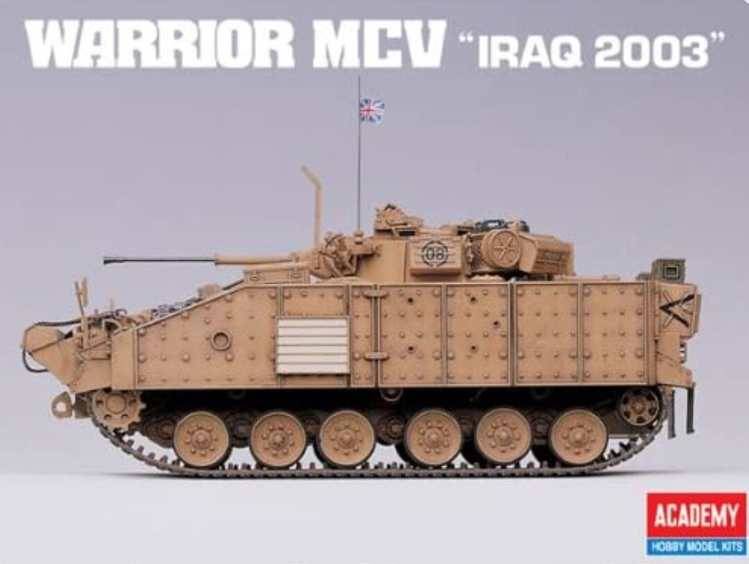 Warrior MCV Iraq 2003 Combat Vehicle -- Plastic Model Military Vehicle ...
