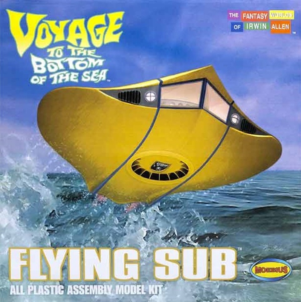Voyage/Bottom/Sea Flying Sub -- Science Fiction Plastic Model -- 1/32 ...