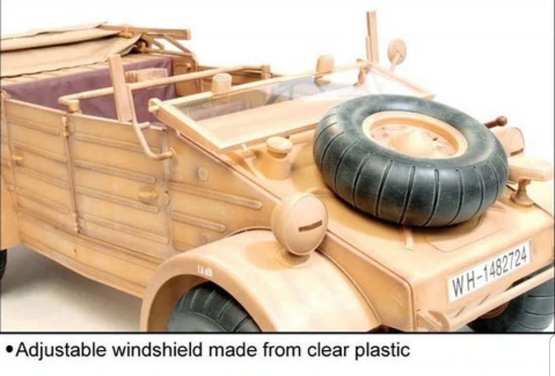 DAK Type 82 Kubelwagen (Re-Issue) -- Plastic Model Military Vehicle Kit ...