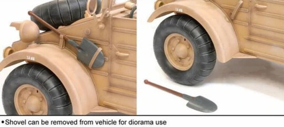 DAK Type 82 Kubelwagen (Re-Issue) -- Plastic Model Military Vehicle Kit ...