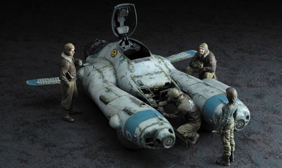 Ma.K Figure Set A Mercenary Troops -- Science Fiction Plastic Model Kit ...