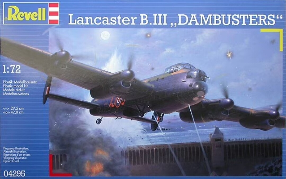 Lancaster B.III Dambusters -- Plastic Model Airplane Kit -- 1/72 Scale ...