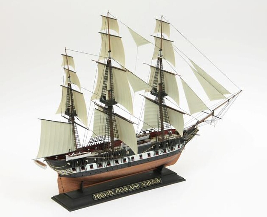 French Frigate Acheron -- 1/200 Scale -- Plastic Model Military Ship ...