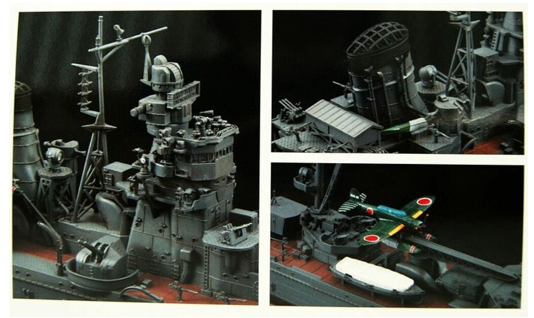 IJN Yahagi Light Cruiser Operation Ten-Ichi-Go 1945 -- Plastic Model ...