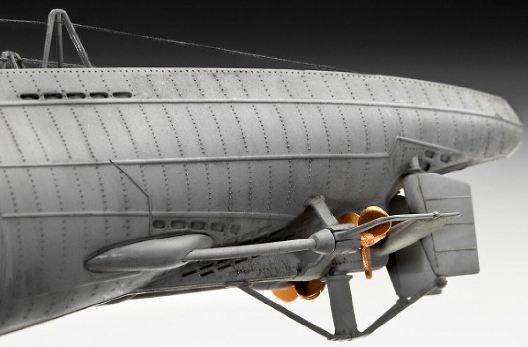 German U-Boat Type VIIC/41 Atlantic Version -- Plastic Model Military ...