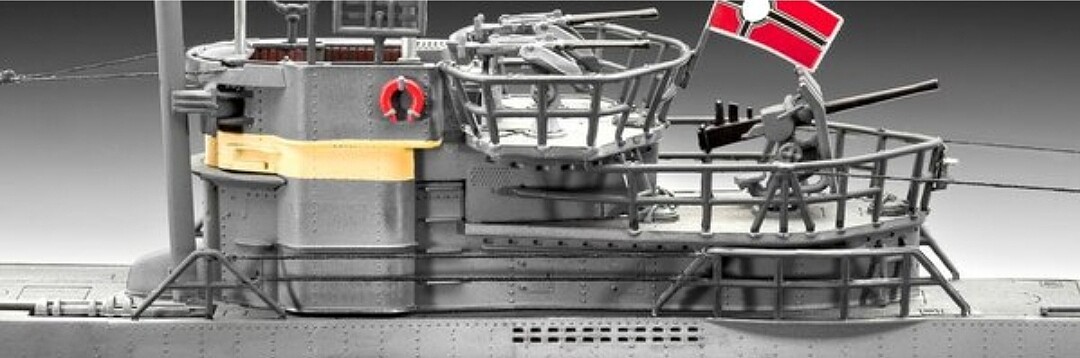 German U-Boat Type VIIC/41 Atlantic Version -- Plastic Model Military ...