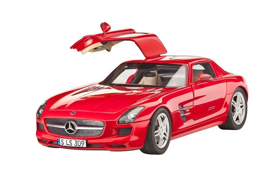 Mercedes-Benz SLS AMG -- Plastic Model Car Kit -- 1/24 Scale -- #07100 ...
