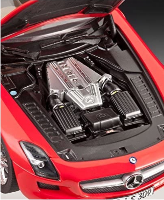 Mercedes-Benz SLS AMG -- Plastic Model Car Kit -- 1/24 Scale -- #07100 ...