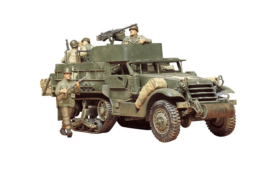 1/35 US Armored Personnel Carrier M3A2 Halftrack (Re-Issue) pictures by ...