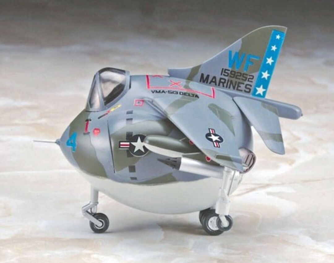 Egg Plane AV-8 Harrier -- Plastic Model Airplane Kit -- #60129 pictures ...