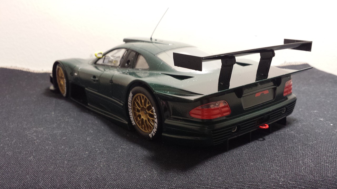 Mercedes CLK-GTR Racecar LeMans -- Plastic Model Car Kit -- 1/24 Scale ...