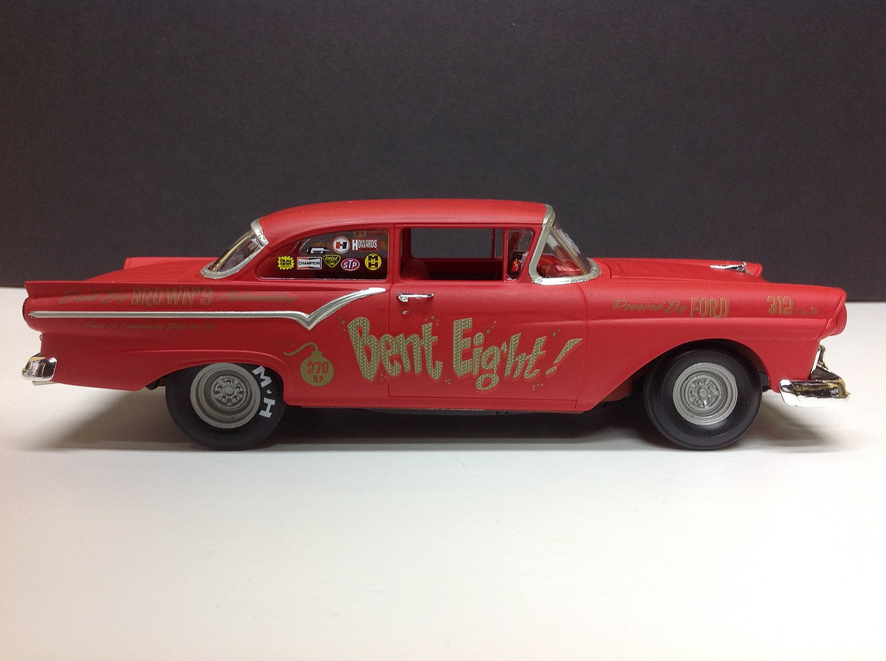 1957 Ford Custom 2'n 1 -- Plastic Model Car Kit -- 1/25 Scale ...