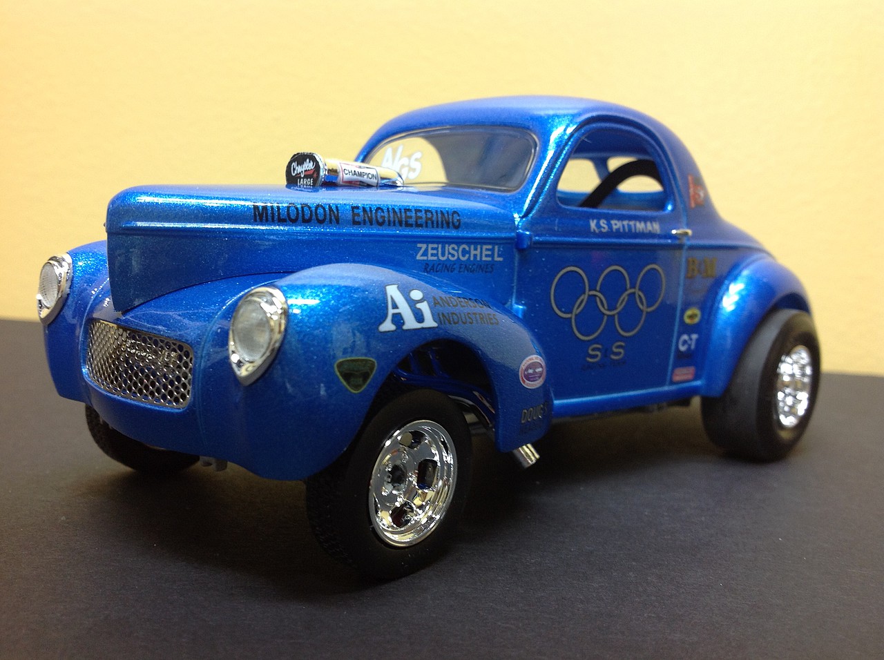 Willys Drag Coupe -- Plastic Model Car Kit -- 1/25 Scale -- #854990 ...