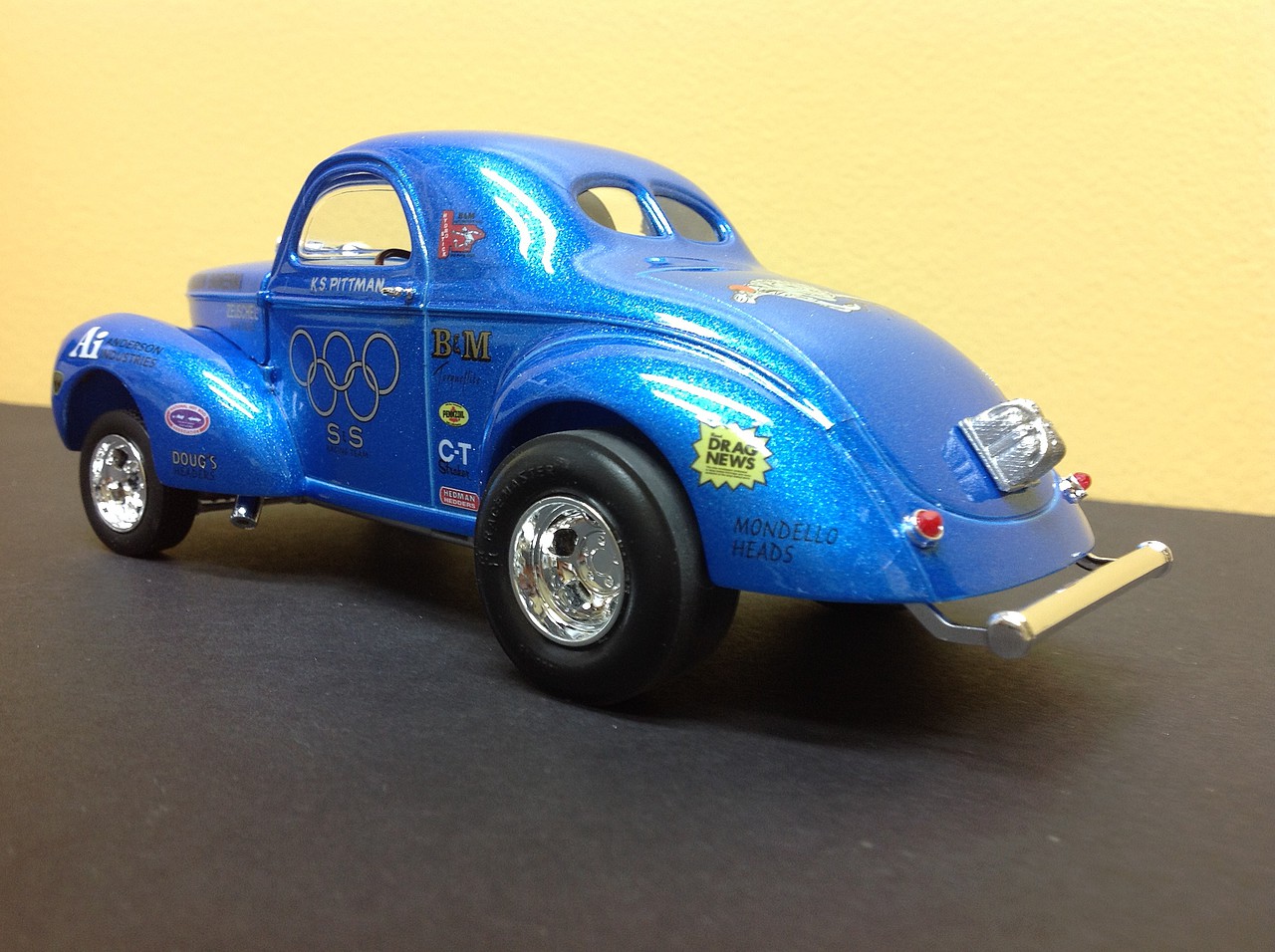 Willys Drag Coupe -- Plastic Model Car Kit -- 1/25 Scale -- #854990 ...