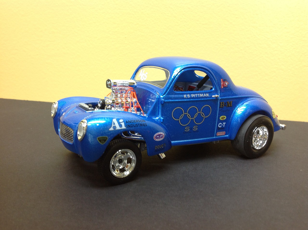 Willys Drag Coupe -- Plastic Model Car Kit -- 1/25 Scale -- #854990 ...
