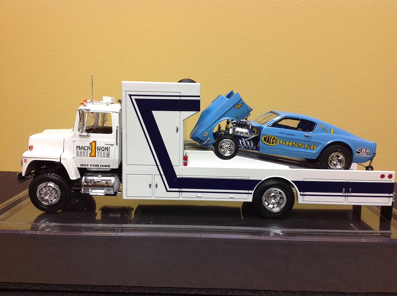 Ohio George Malco Gasser 1967 Mustang -- Plastic Model Car Kit -- 1/25 ...