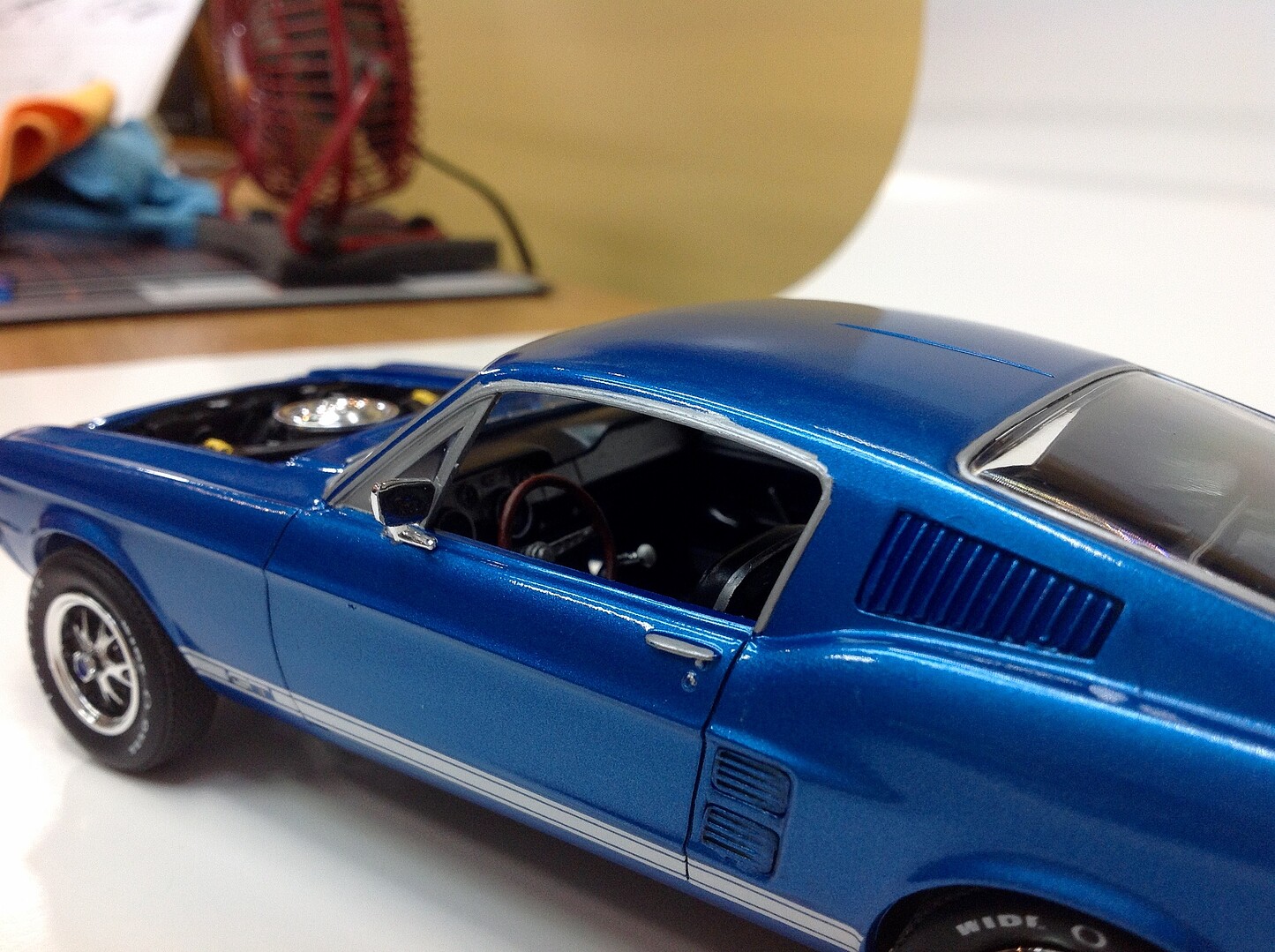 1967 Ford Mustang GT Fastback -- Plastic Model Car Vehicle Kit -- 1/25 ...