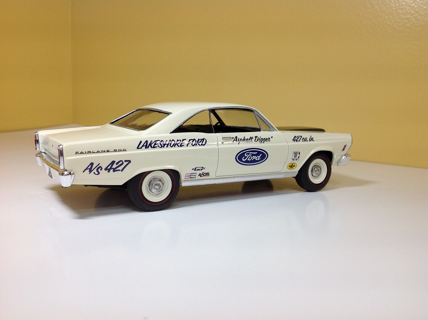 1966 Ford Fairlane 427 -- Plastic Model Car Truck Vehicle Kit -- 1/25 ...