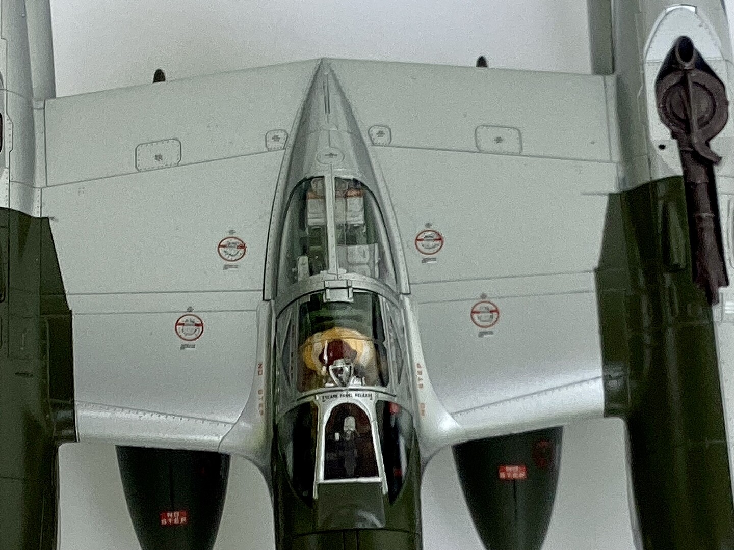 Lockheed P38J Lightning Fighter -- Plastic Model Airplane Kit -- 1/48 ...