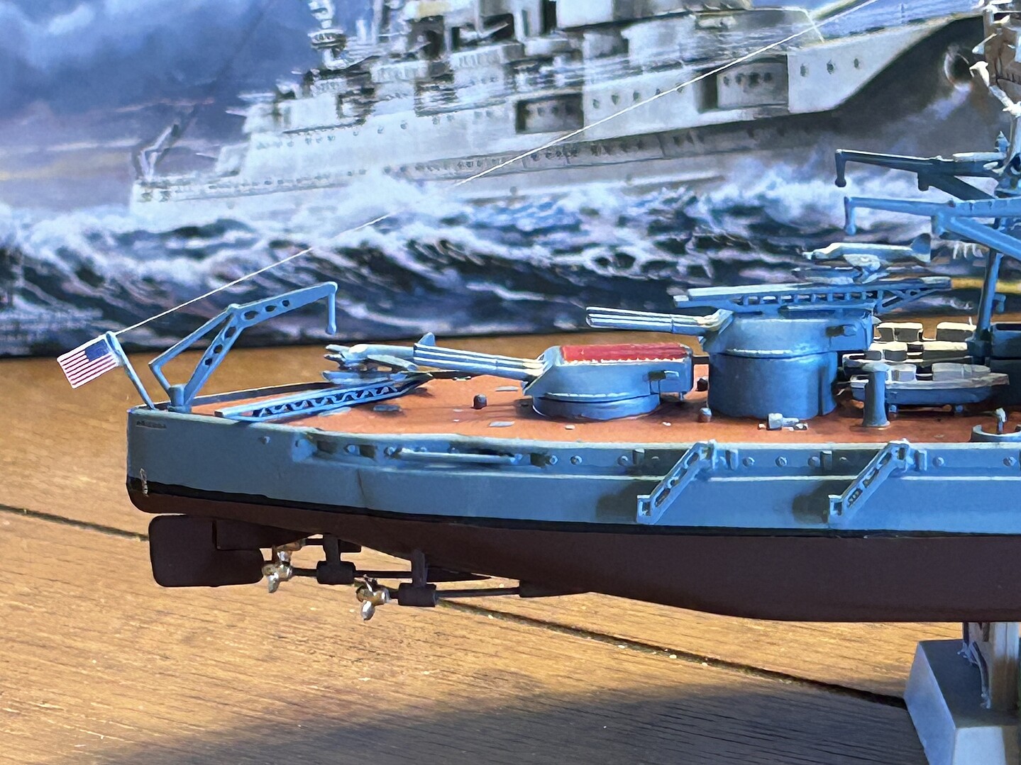 USS Arizona BB-39 -- Plastic Model Military Ship Kit -- 1/700 Scale ...