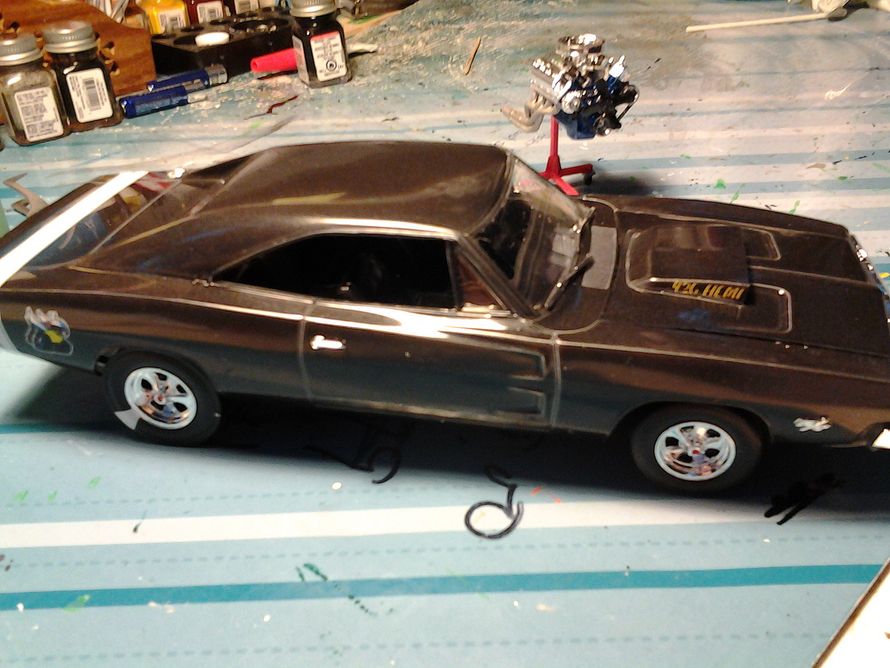 1968 Dodge Charger 2'n1 -- Plastic Model Car Kit -- 1/25 Scale ...