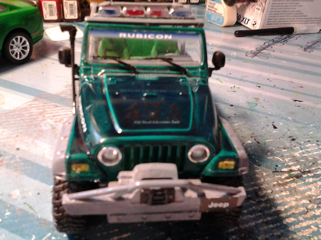 2003 Jeep Rubicon -- Plastic Model Car Kit -- 1/25 Scale -- #854053 ...