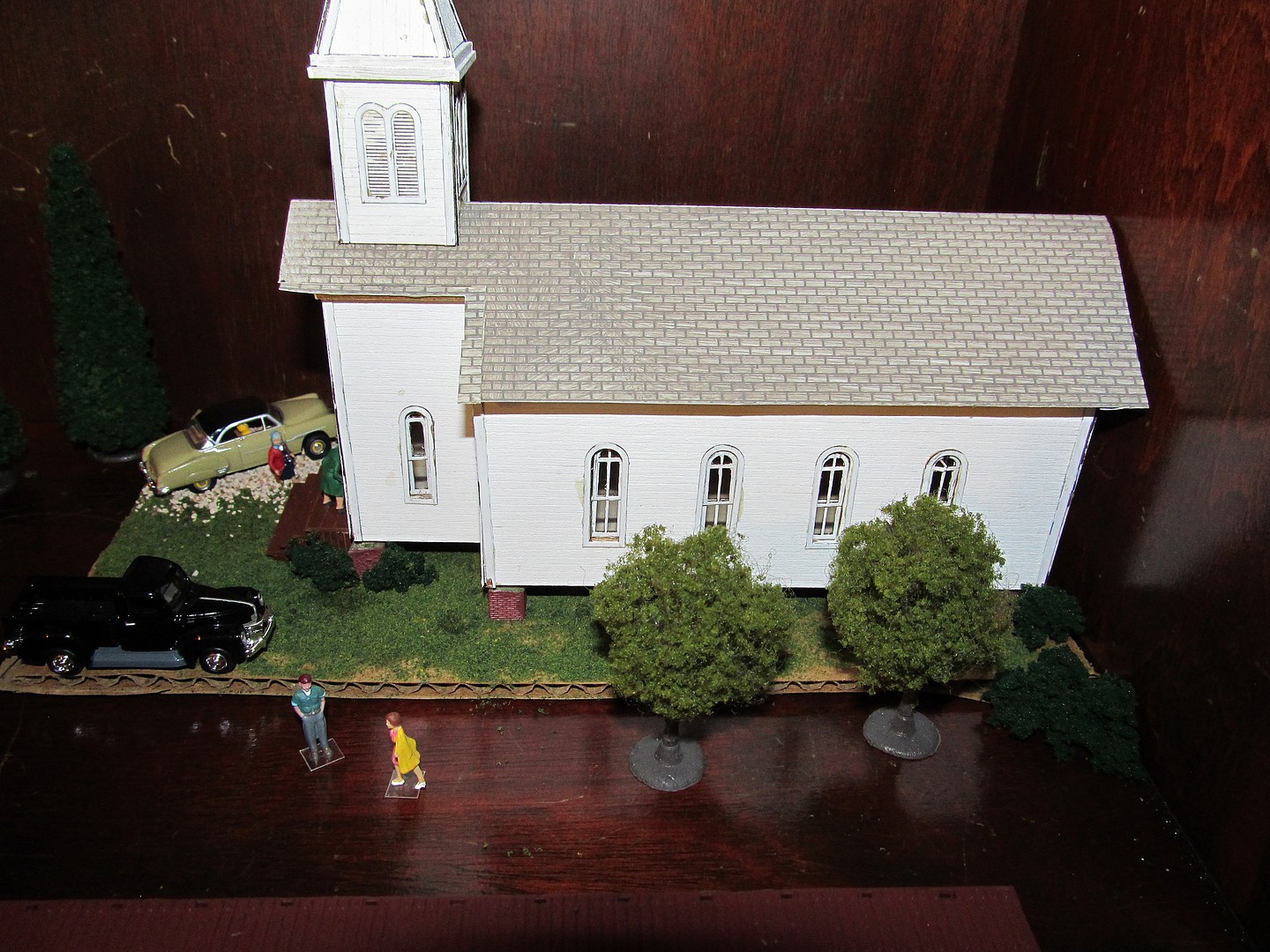 Rural Church - Kit - 3-5/16 x 7-11/16'' -- HO Scale Model Railroad ...