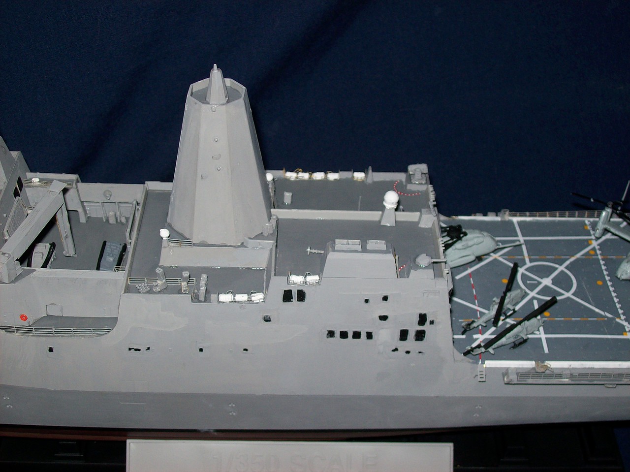USS New York -- Plastic Model Military Transport Ship Kit -- 1/350 ...