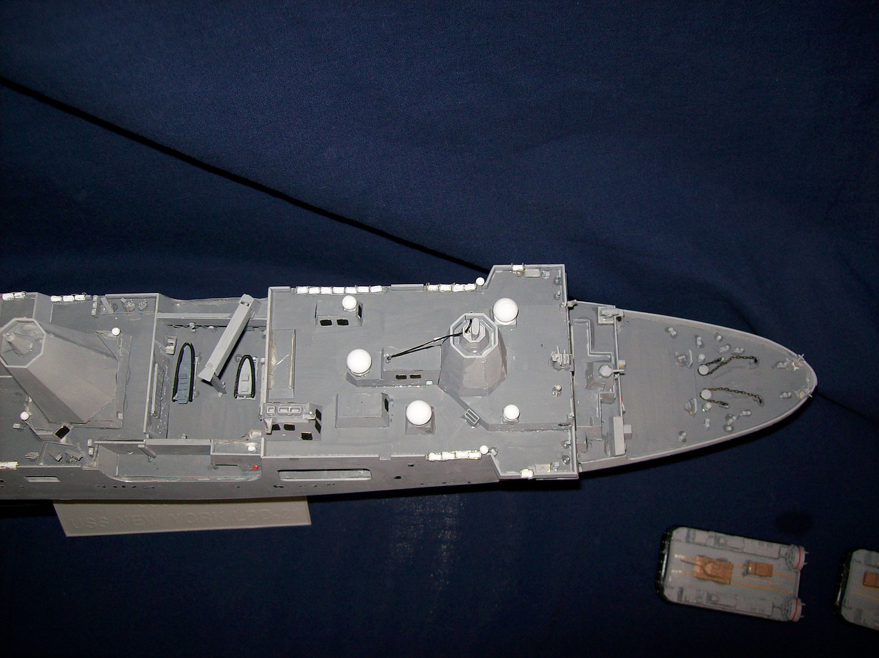 USS New York -- Plastic Model Military Transport Ship Kit -- 1/350 ...