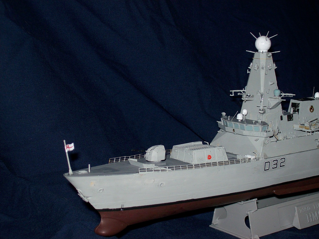 HMS Type 45 British Destroyer -- Plastic Model Military Ship -- 1/350 ...