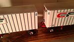 AMT 'Double Header' Van Trailers Plastic Model Vehicle Kit 1/25 Scale #1132