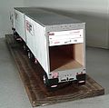 AMT 'Double Header' Van Trailers Plastic Model Vehicle Kit 1/25 Scale #1132