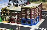 Walthers Merchant's Row V - Kit - 10-1/2 x 6-7/8 x 5-5/16'' HO Scale ...